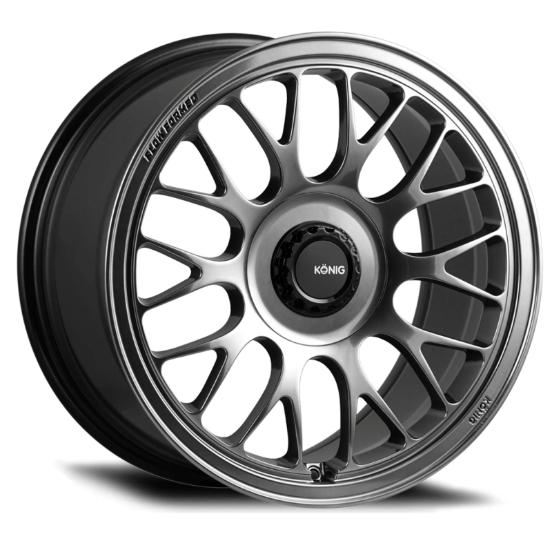 Konig MRK1 17X8 5X114.3 ET40 Hyper Carbon - Gloss Black Gear Cap/Logo ...